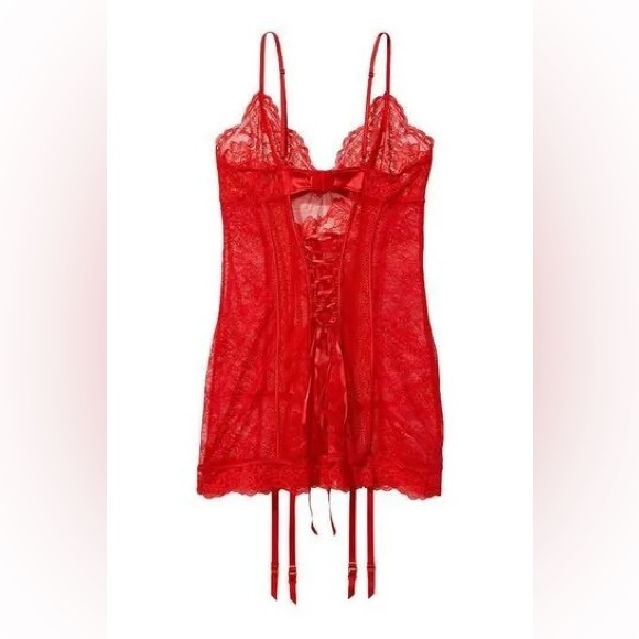 Victoria's Secret | Intimates & Sleepwear | Babydoll Red Victoria ...